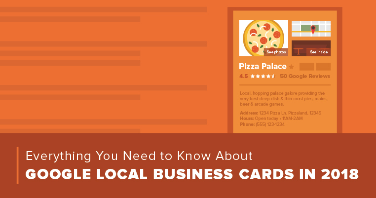 Everything you need to know about Google Local Business Cards in 2018 ...